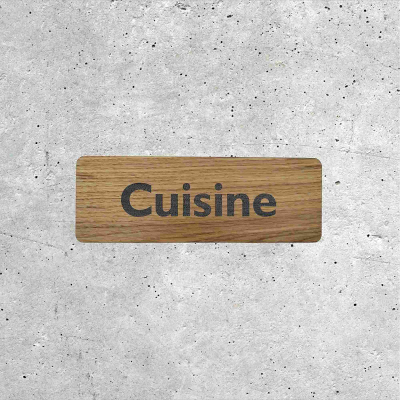 Wooden Kitchen Sign | Eco-Friendly | Handcrafted | Made in France